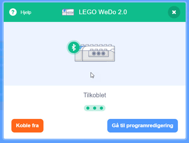 Scratch og Lego WeDo – Espens klasserom