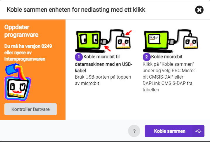 Overfør data enkelt med Microbit og WebUSB – Espens klasserom