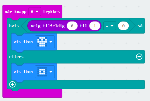 Undervisningsoppplegg – «Flip a coin» med microbit – Espens klasserom