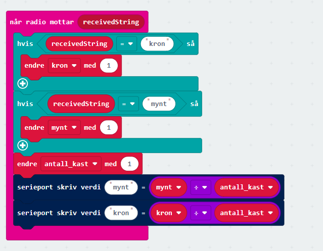 Undervisningsoppplegg – «Flip a coin» med microbit – Espens klasserom