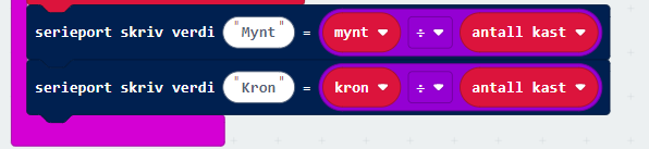 Undervisningsoppplegg – «Flip a coin» med microbit – Espens klasserom